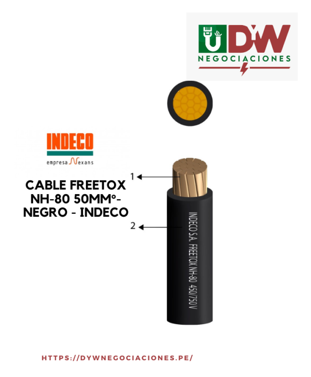 CABLE NH-80 50 MM2 INDECO - D Y W Negociaciones Olarte SAC