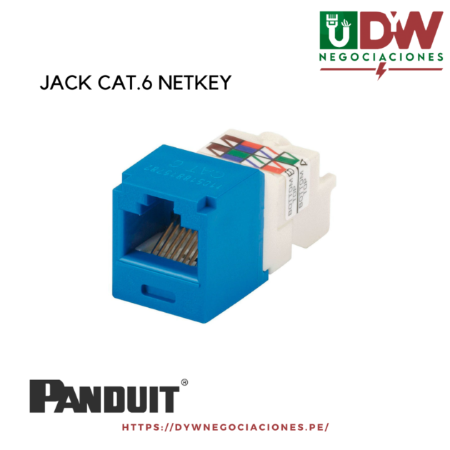 JACK CAT.6 PANDUIT NETKEY - D Y W Negociaciones Olarte SAC